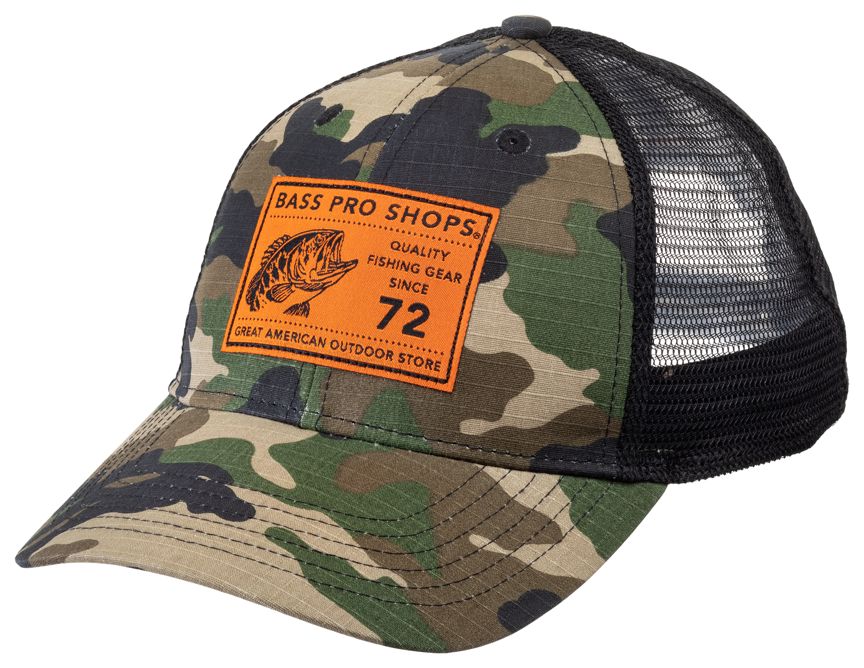 Bass Pro Shops 6-Panel Ripstop Mesh-Back Cap | Cabela's